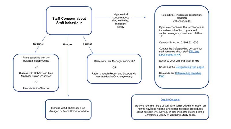 Procedure for dealing with reports made by staff about staff conduct ...