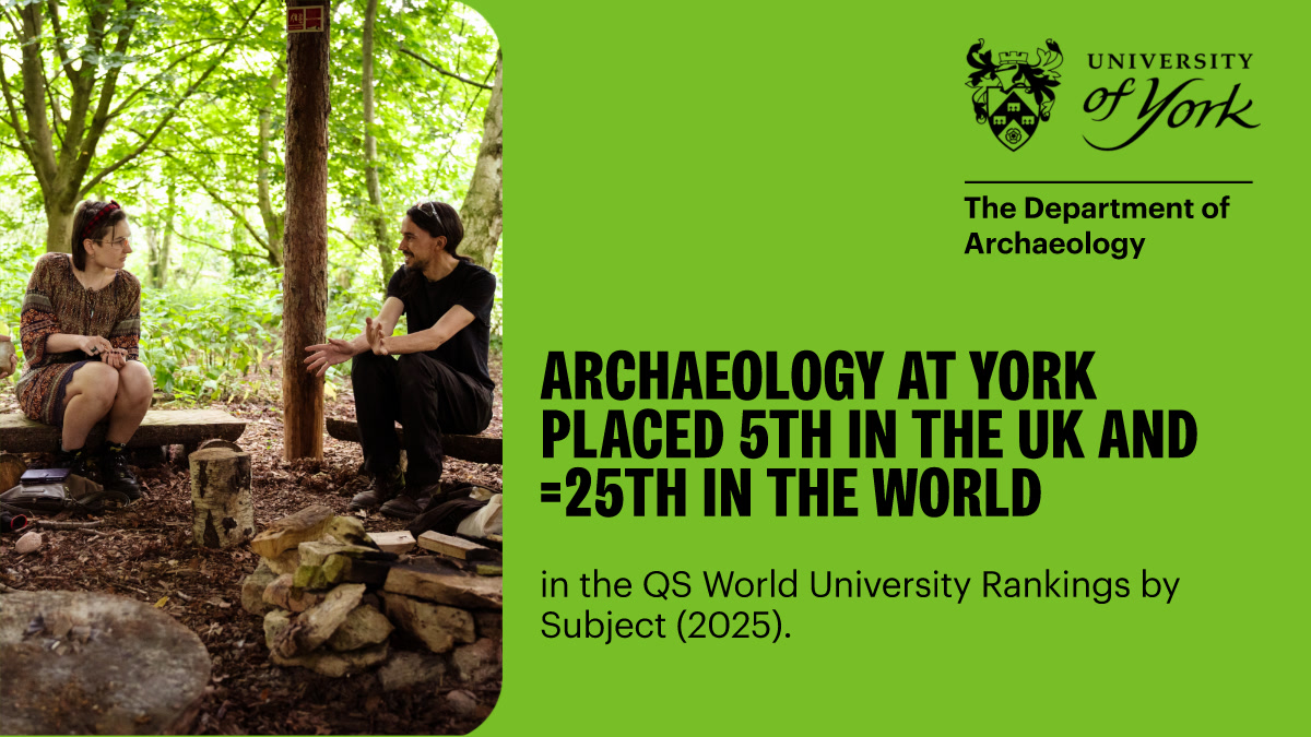 Archaeology placed 5th in the UK and =25th in the world in the QS WUR ...
