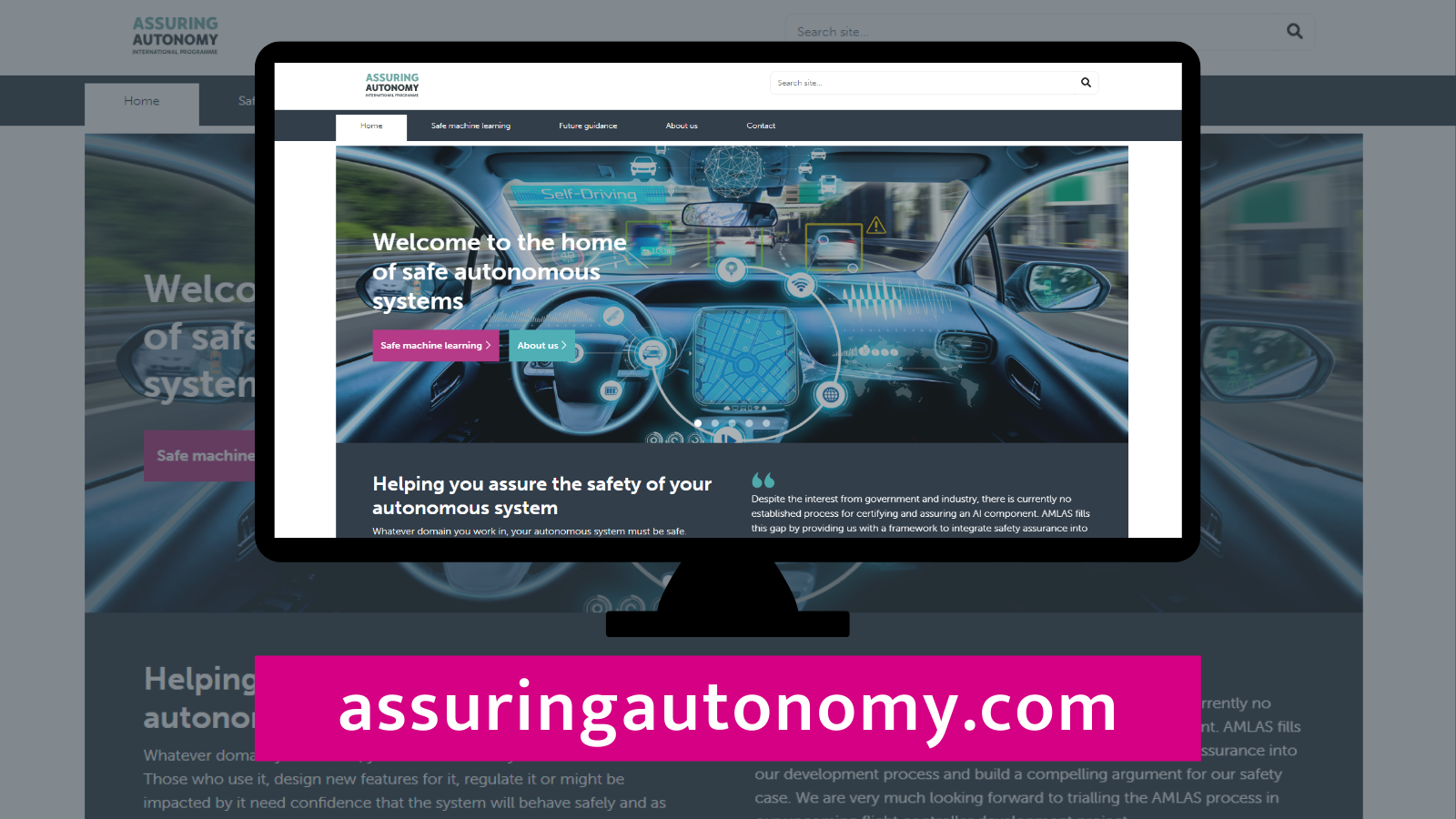 Guidance website launched - Centre for Assuring Autonomy, University of ...