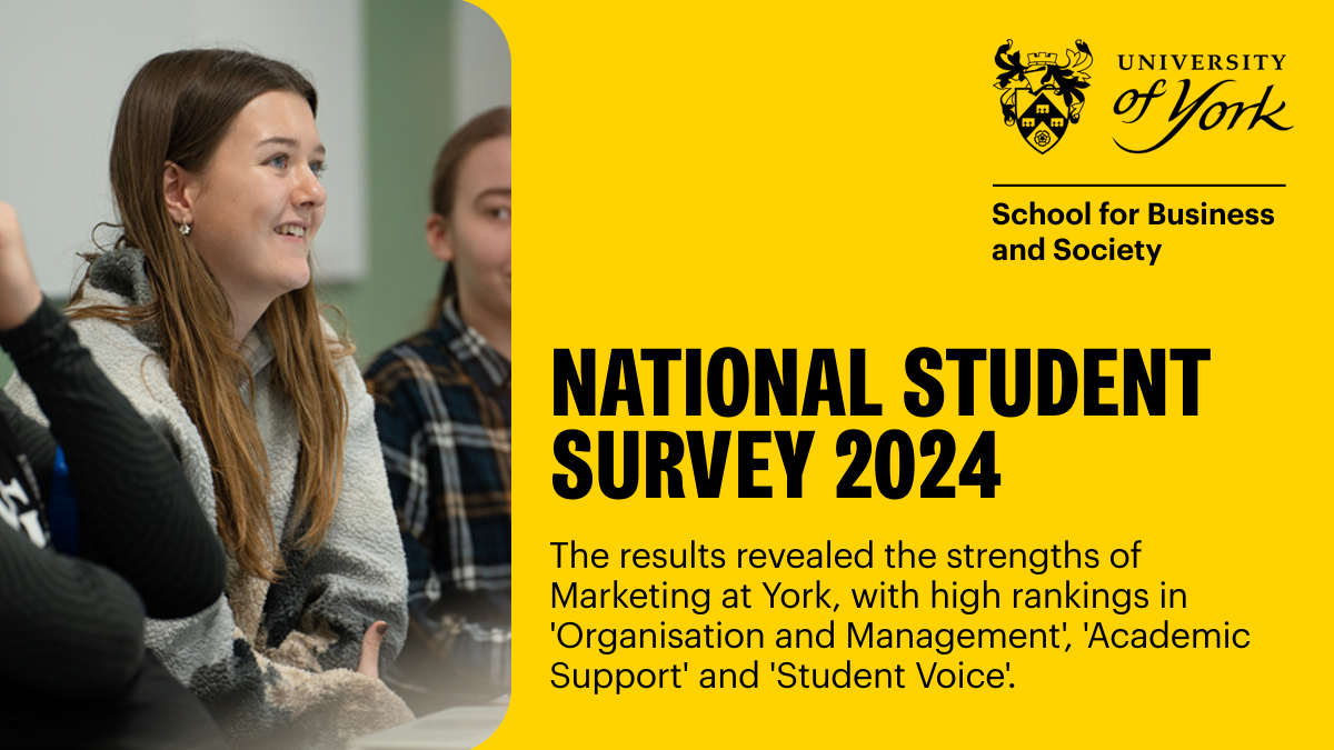 NSS 2024 Rankings - School for Business and Society, University of York