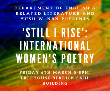'Still I Rise': International Women's Poetry - Department of English ...
