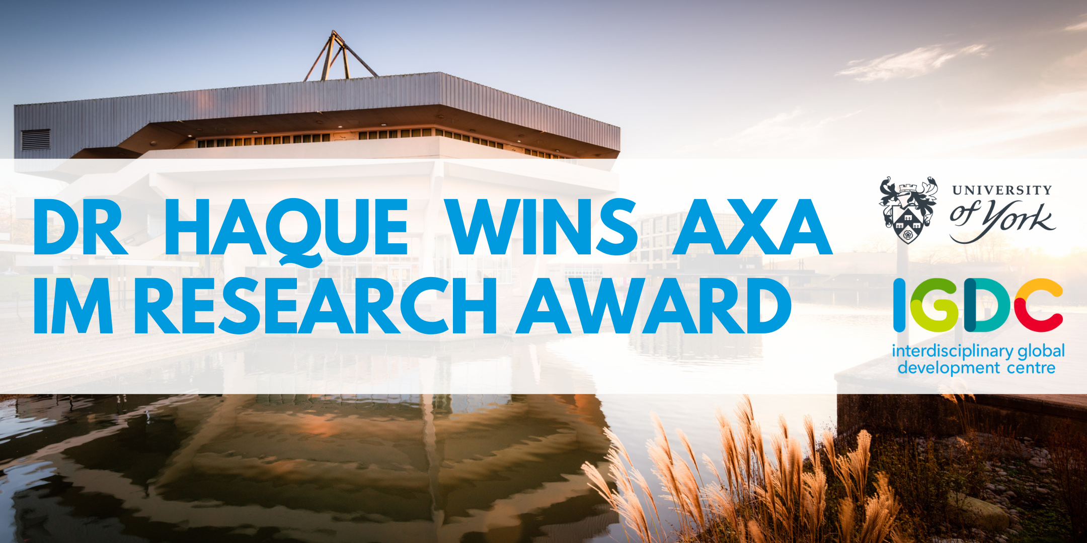 Dr Anika Haque wins the 2023 AXA IM Research Award - News, University ...