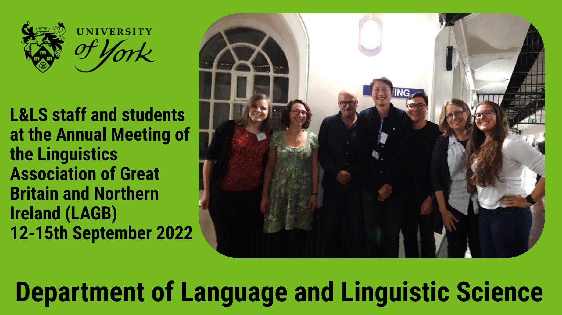 Linguistics Association of Great Britain and Northern Ireland (LAGB ...