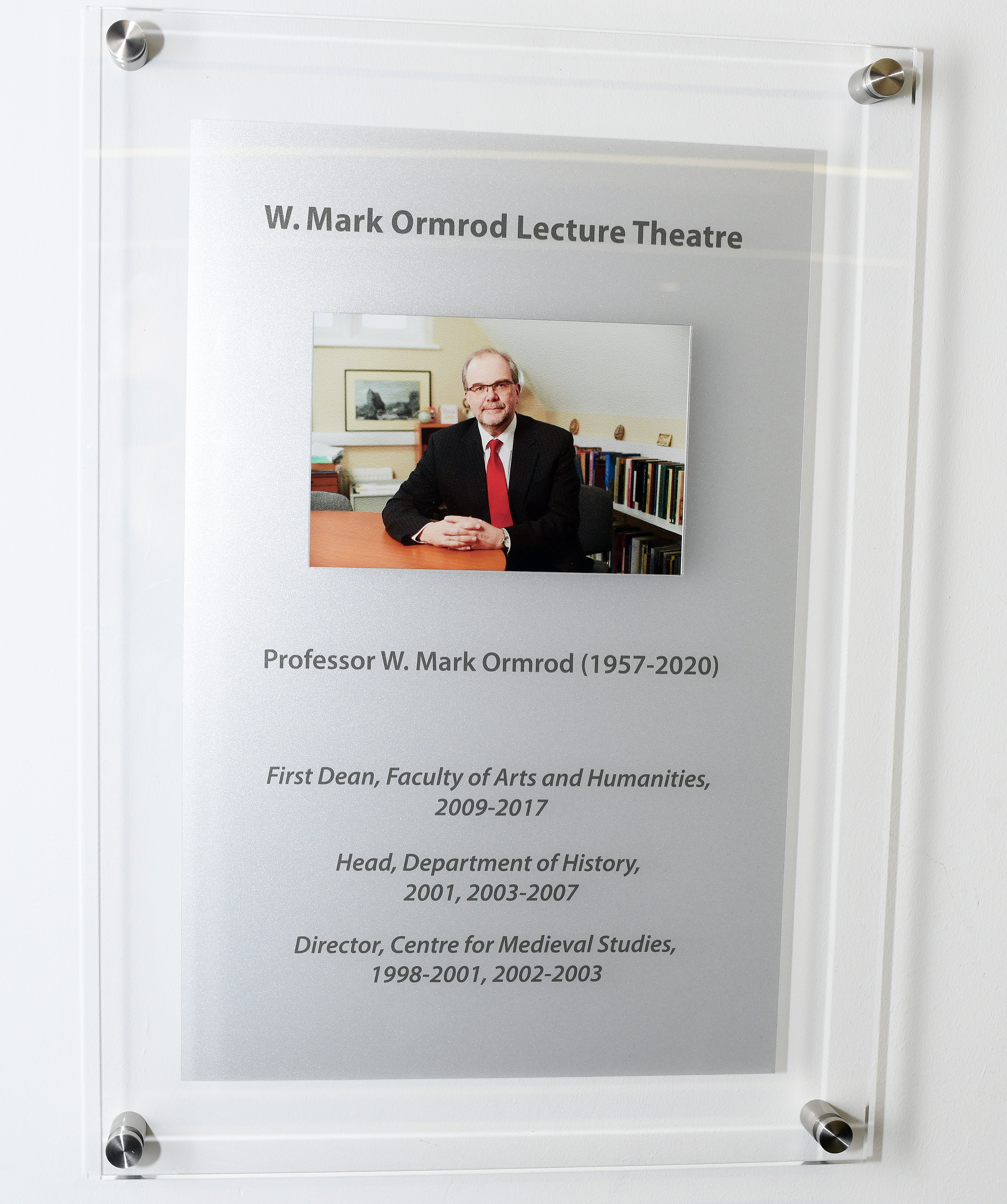Ormrod SLB Naming Ceremony - Centre for Medieval Studies, University of ...