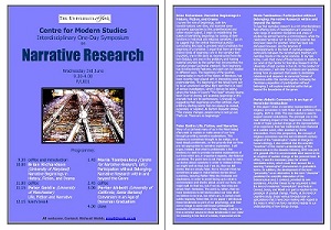 Narrative in the humanities - Interdisciplinary Centre for Narrative ...