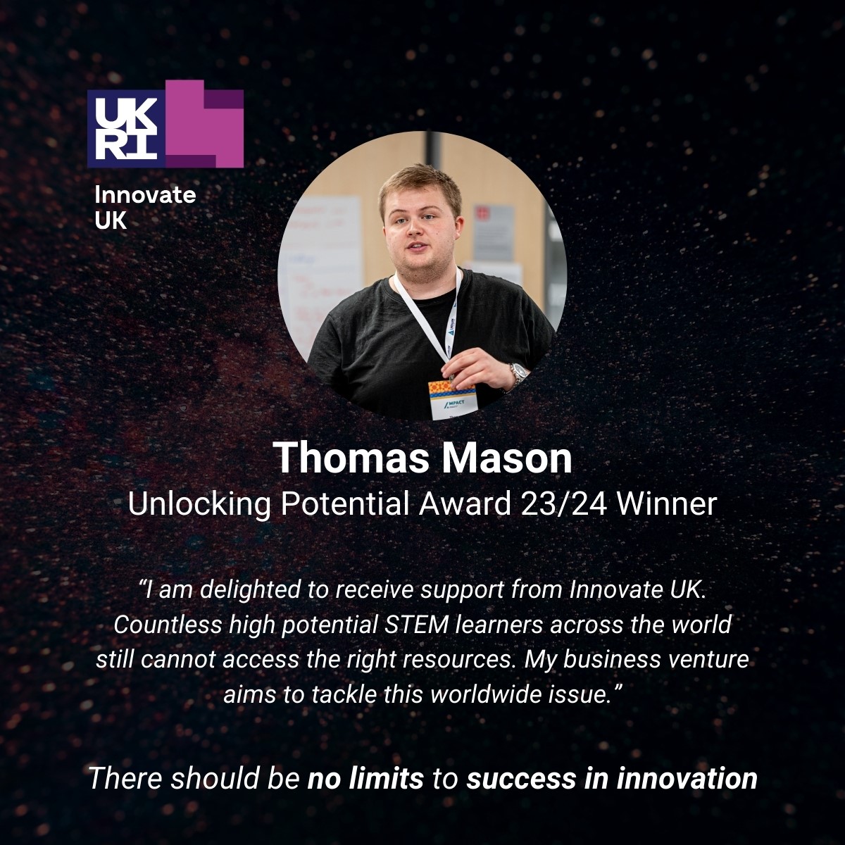 Thomas Mason scoops national award for innovation - School of Physics ...
