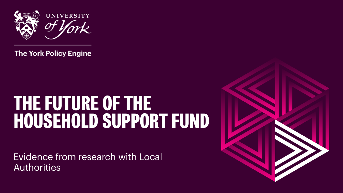 Policy Brief: The Future of the Household Support Fund - The York ...