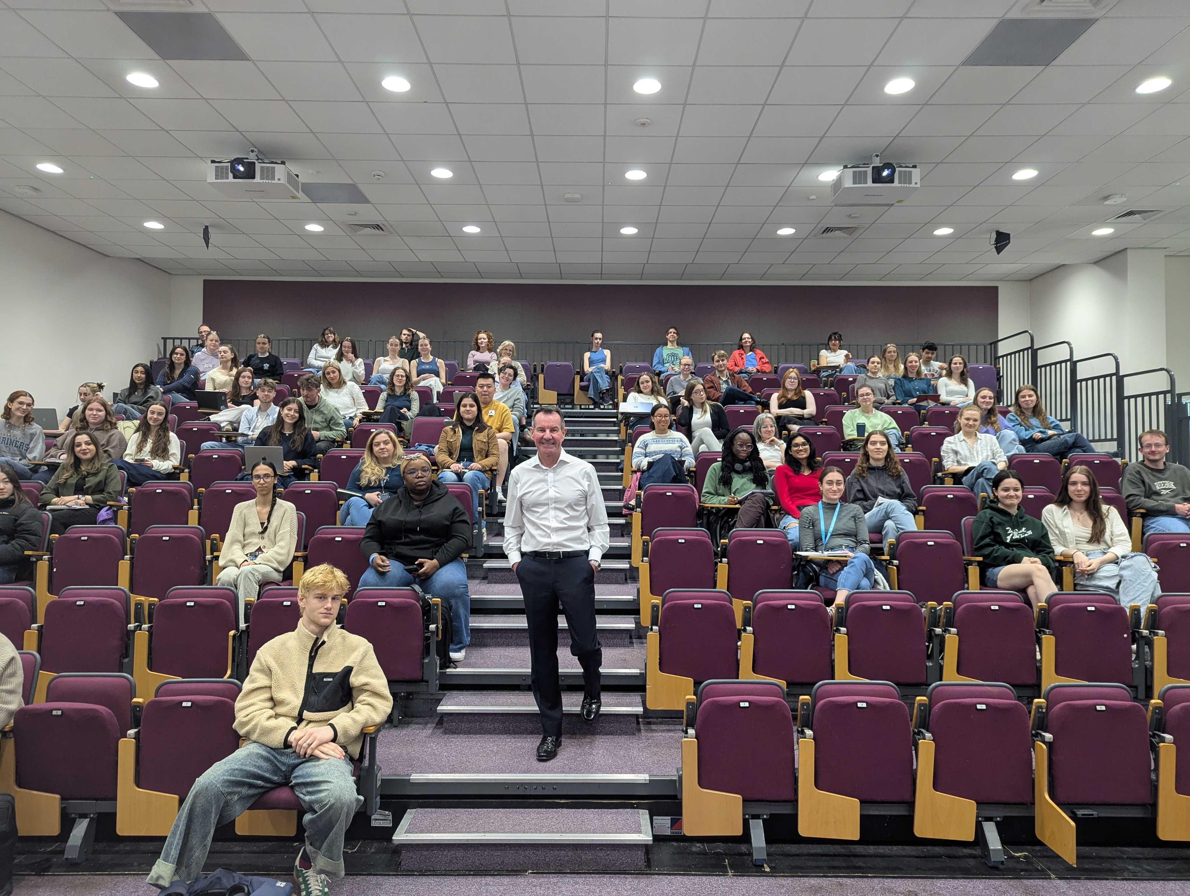 Mike Baker CBE hosts career's talk - The York Policy Engine, University ...