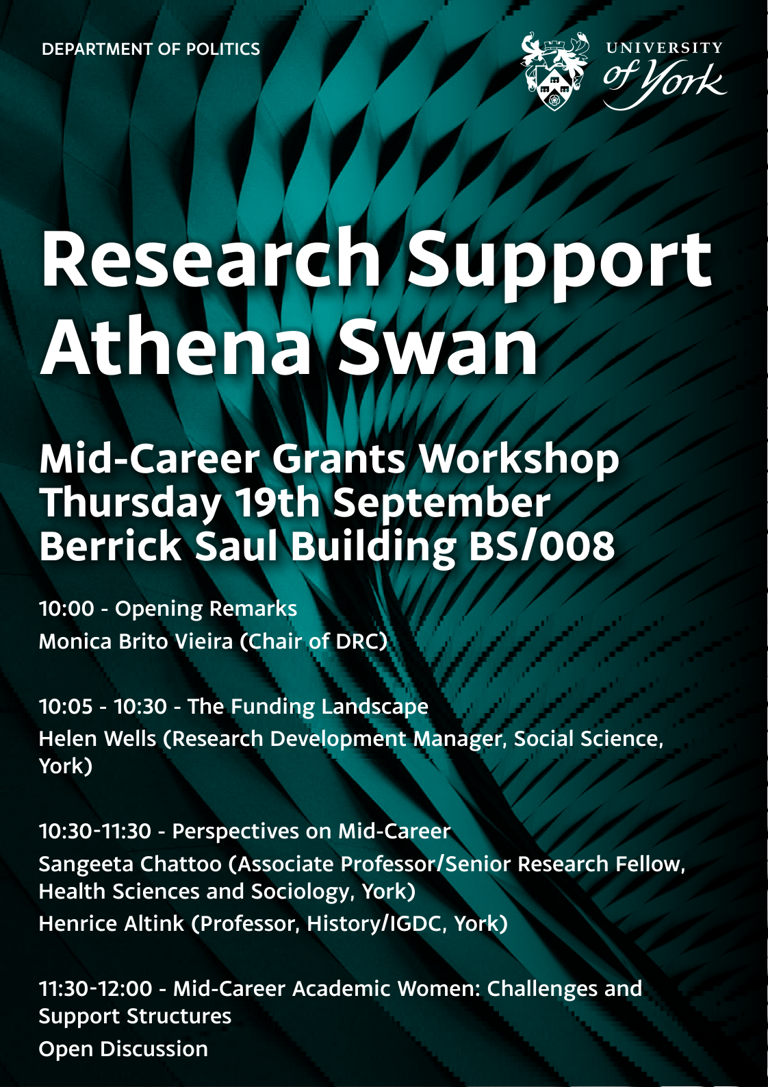 Mid-Career Grants Workshop - Politics and International Relations ...