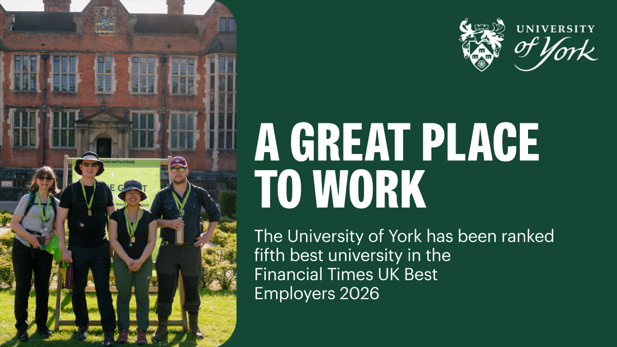 FT Best Employers - Staff home, University of York
